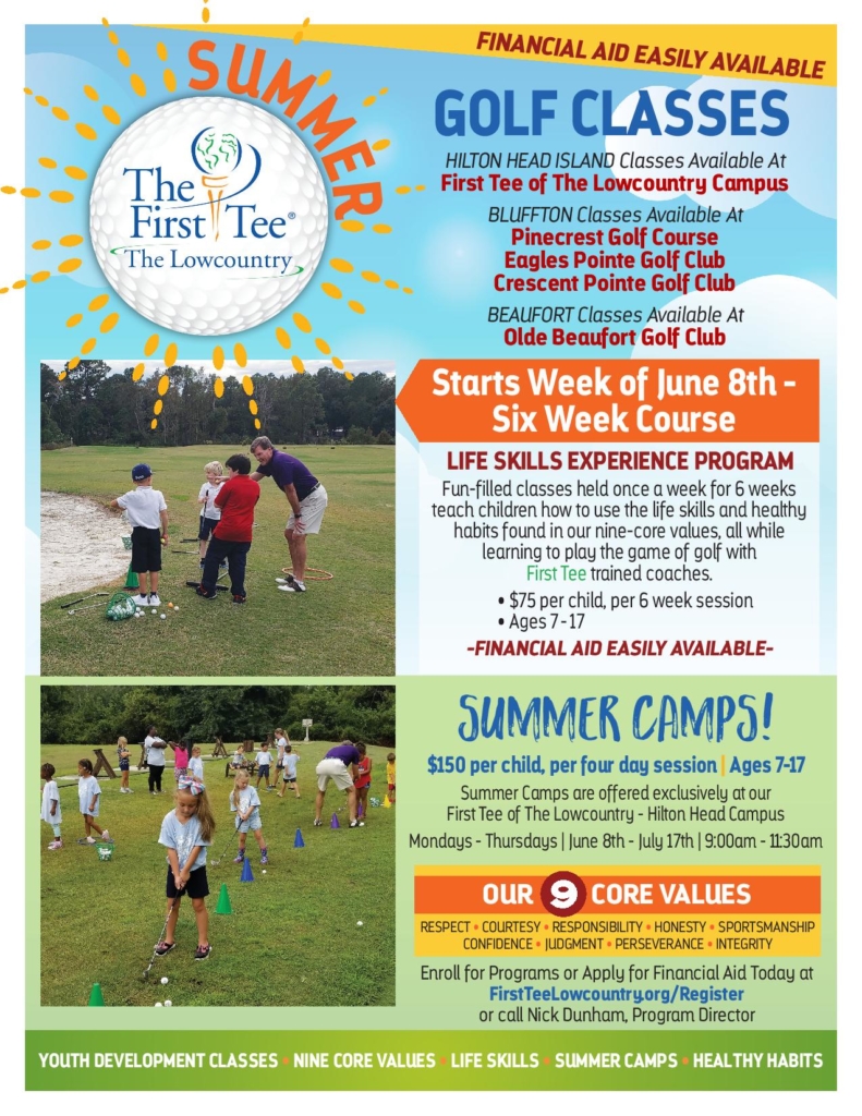 FT Summer Flyer2020 01 Page 001 - First Tee - The Lowcountry